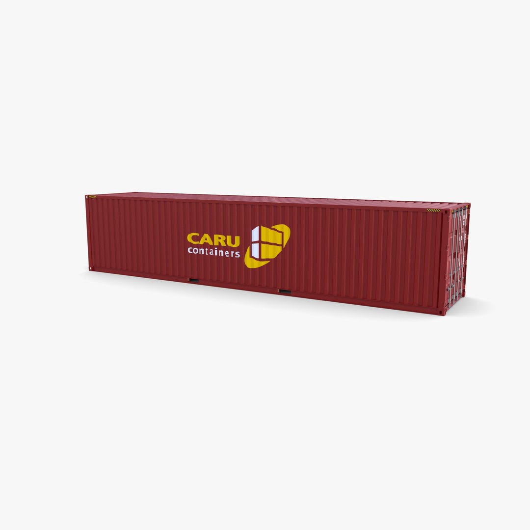 3D 40ft Shipping Container Caru V2 - TurboSquid 1835907