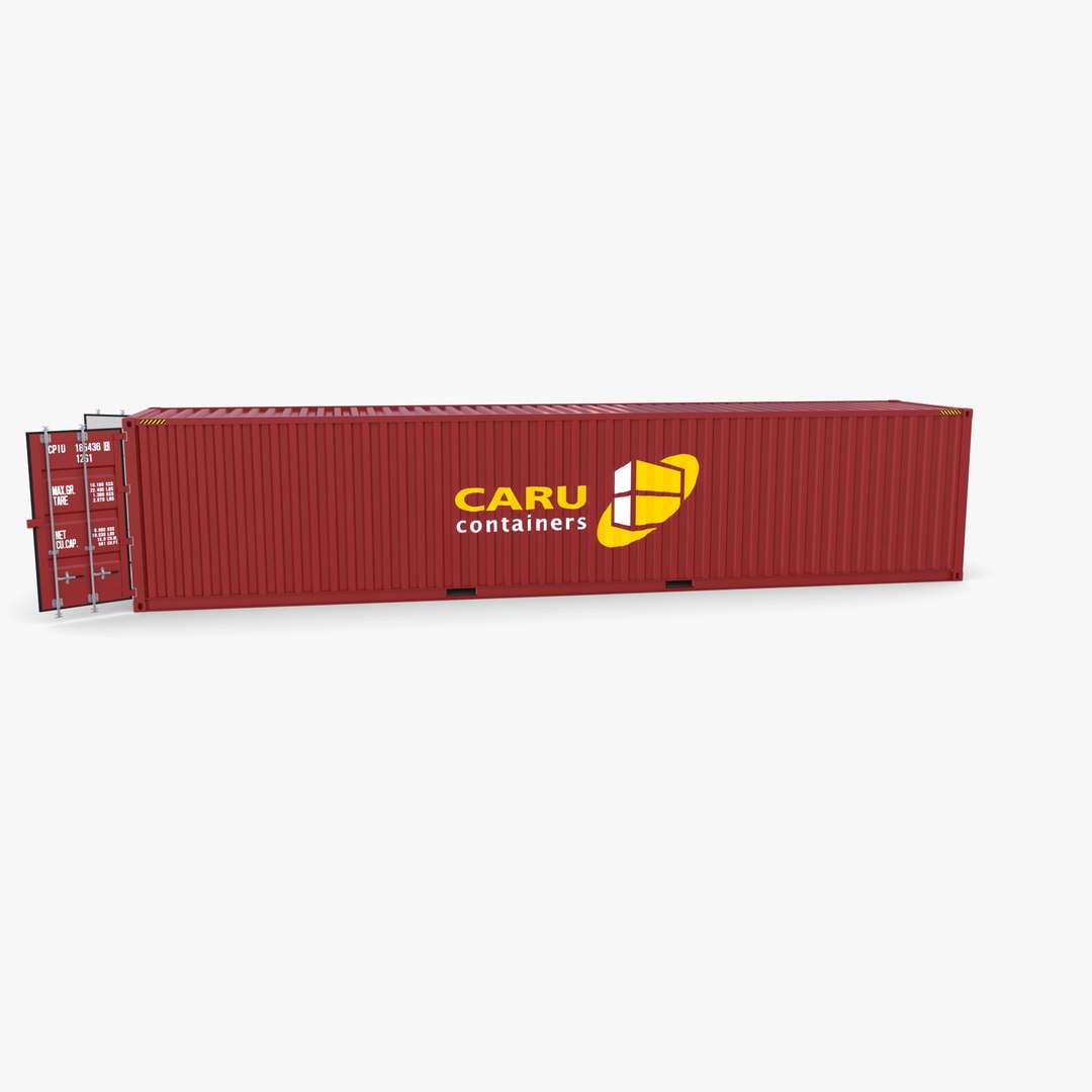 3D 40ft Shipping Container Caru V2 - TurboSquid 1835907