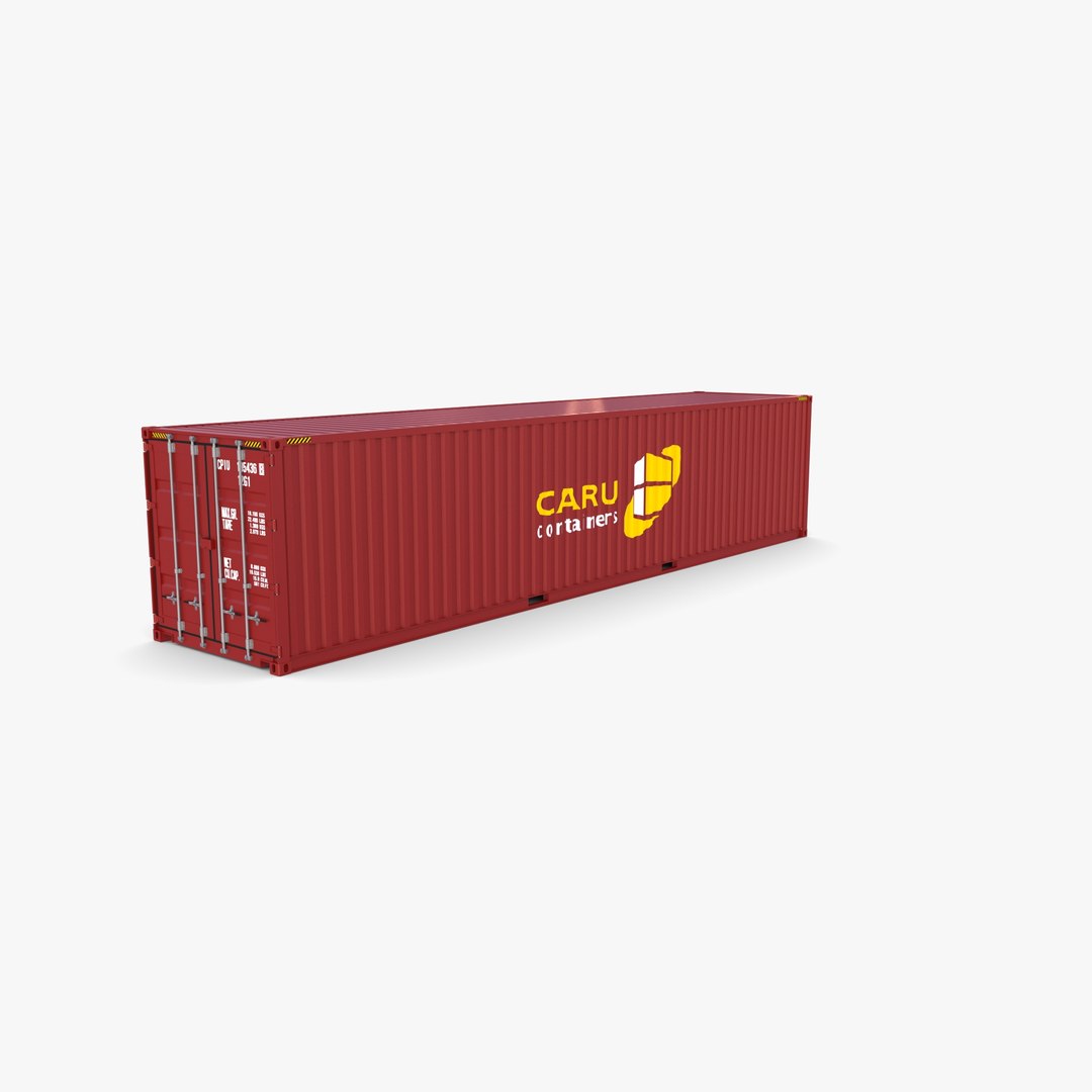 3D 40ft Shipping Container Caru V2 - TurboSquid 1835907
