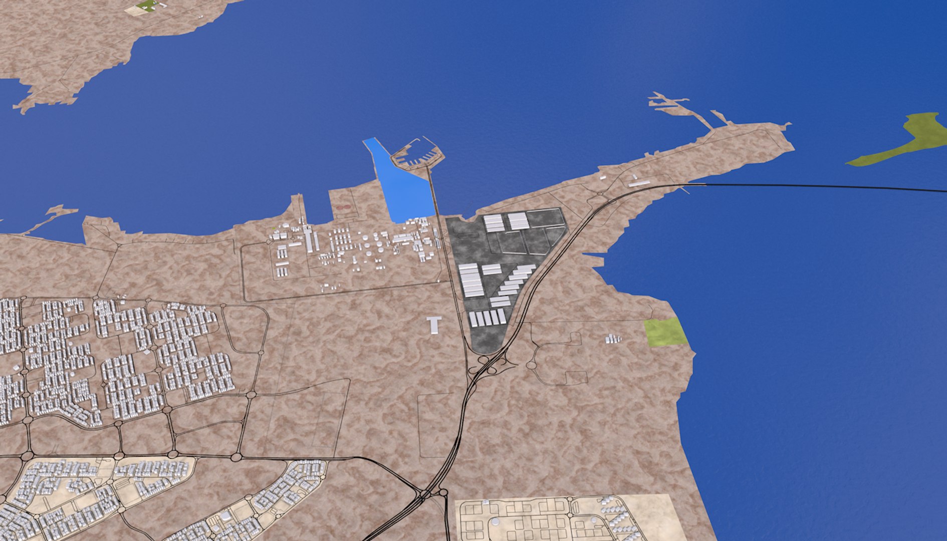 3D Kuwait City Model - TurboSquid 1410371