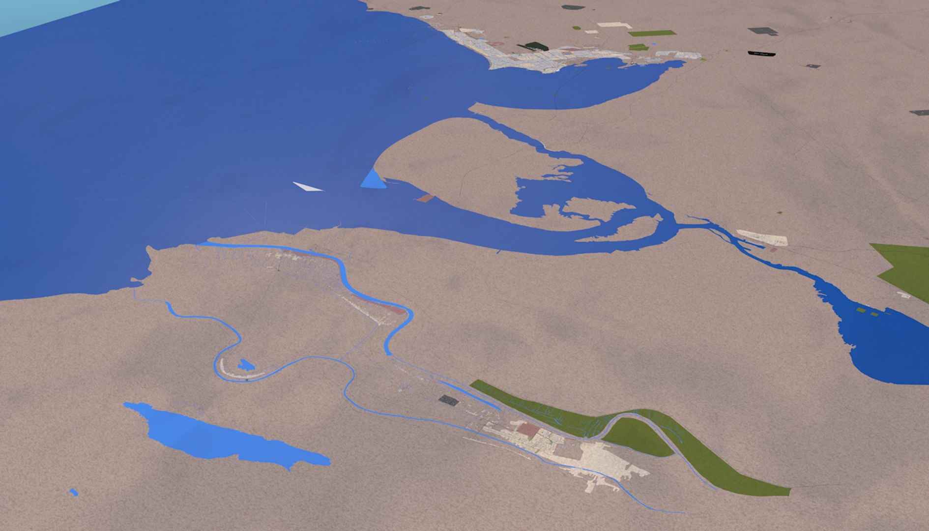3D kuwait city model - TurboSquid 1410371