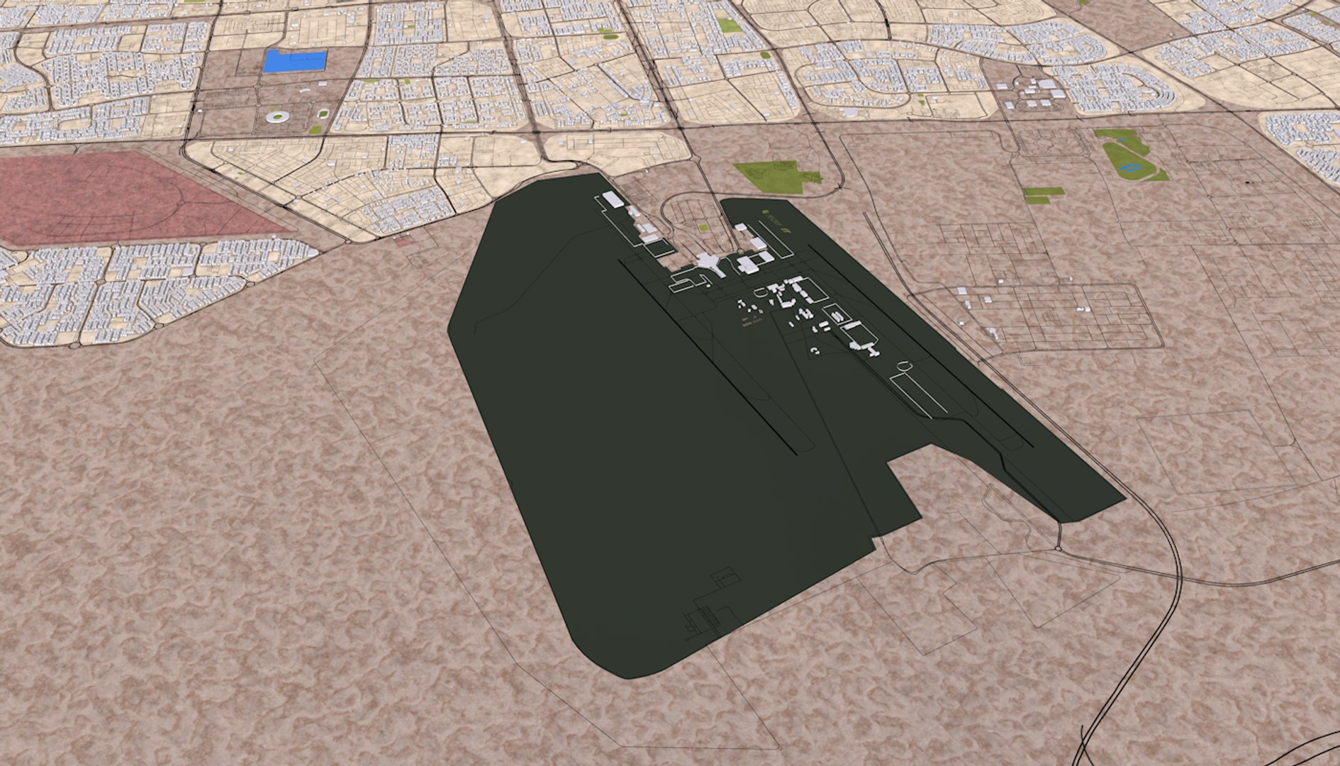 3D kuwait city model - TurboSquid 1410371