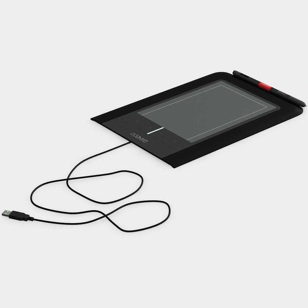 Bamboo Drawing Tablet Pen 3d 3ds