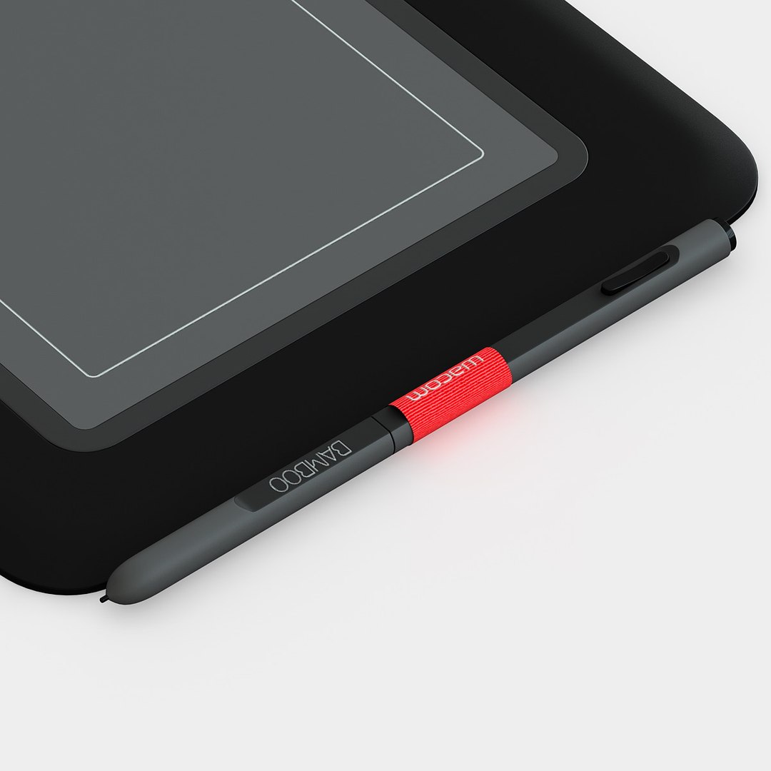 Bamboo Drawing Tablet Pen 3d 3ds