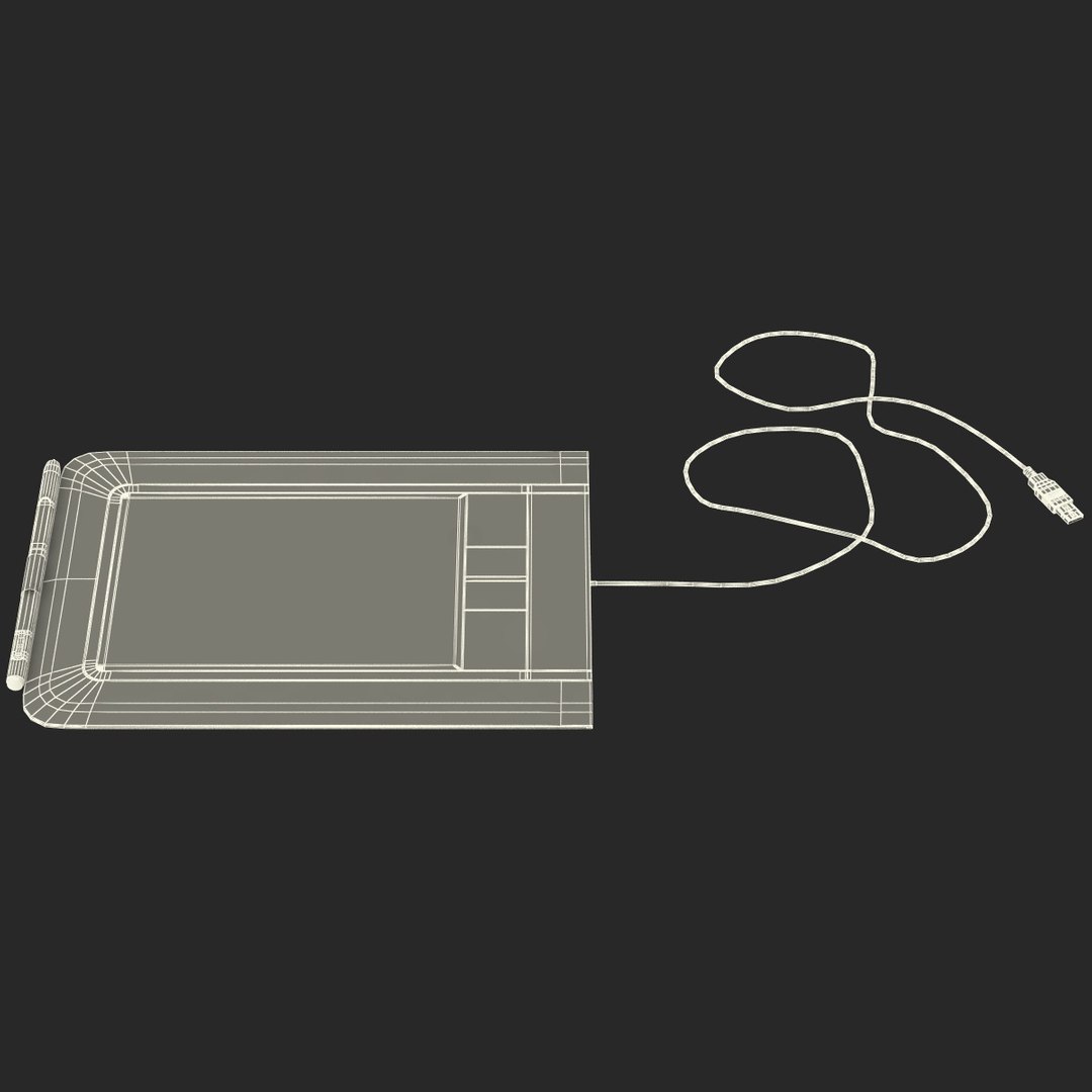 Bamboo Drawing Tablet Pen 3d 3ds