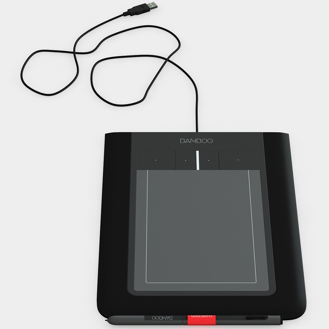 Bamboo Drawing Tablet Pen 3d 3ds