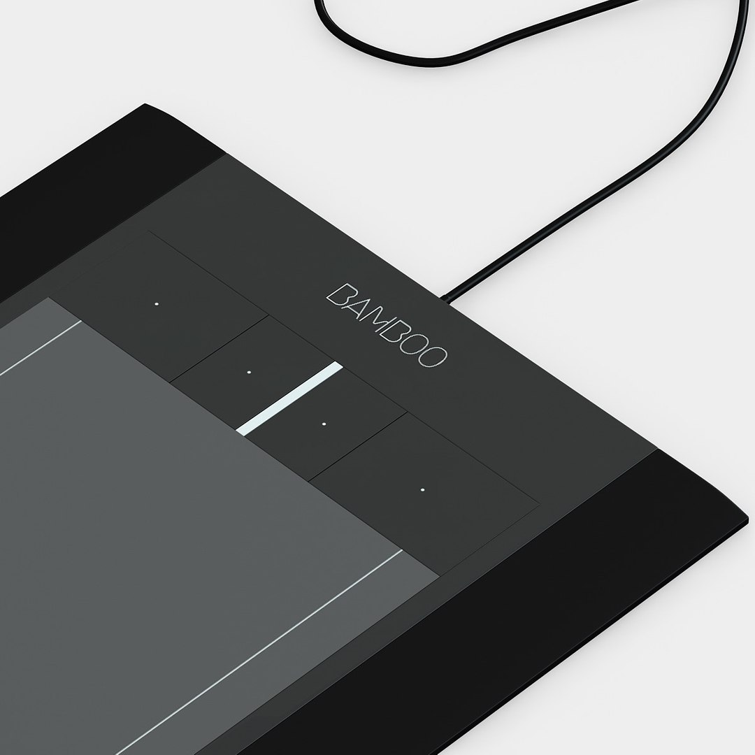 Bamboo Drawing Tablet Pen 3d 3ds