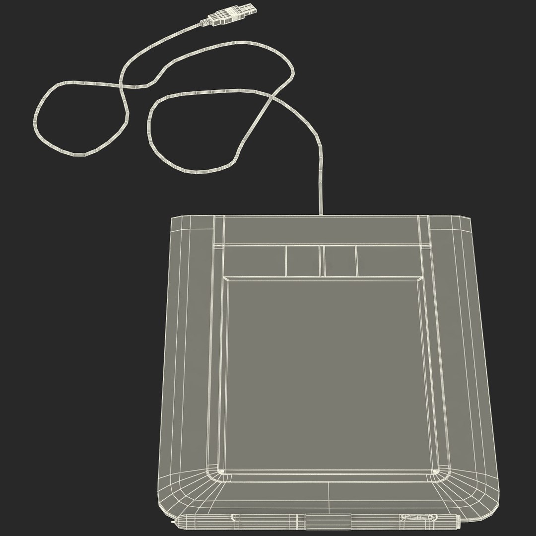 Bamboo Drawing Tablet Pen 3d 3ds