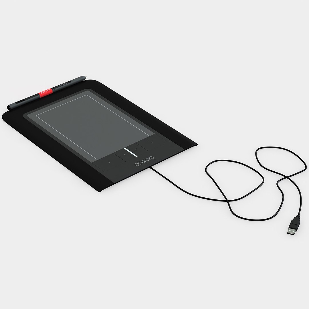 Bamboo Drawing Tablet Pen 3d 3ds