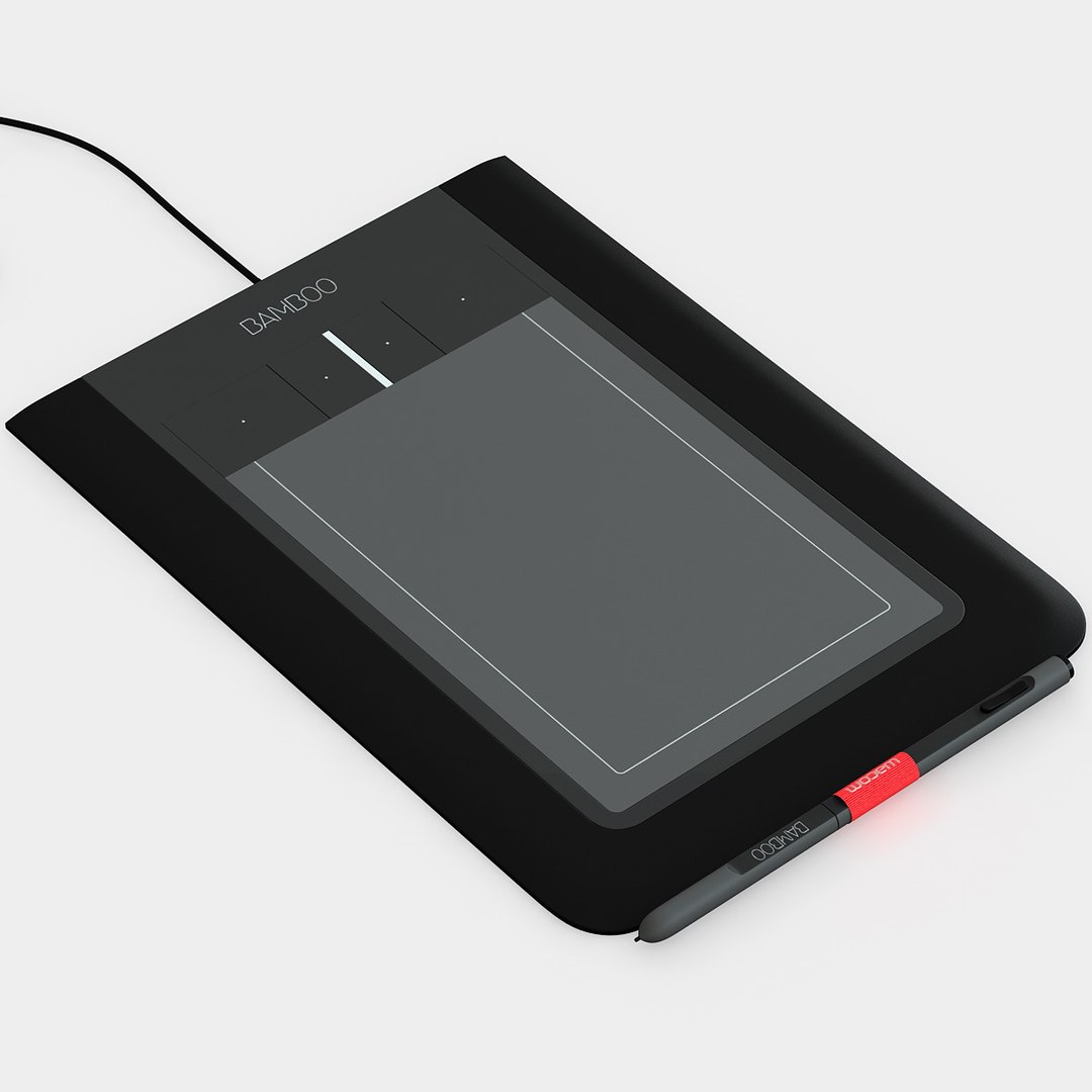 Bamboo Drawing Tablet Pen 3d 3ds