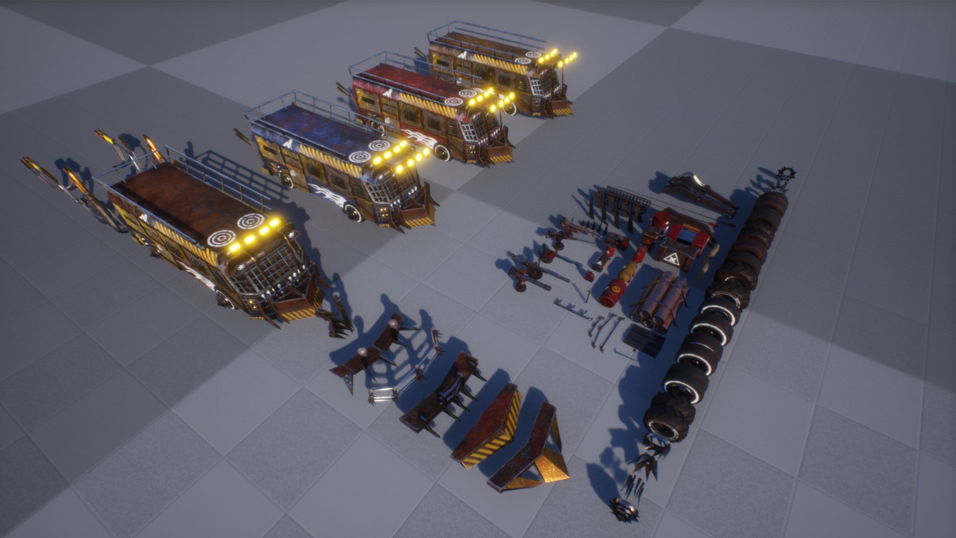 Battle Bus 3D Model - TurboSquid 1601089