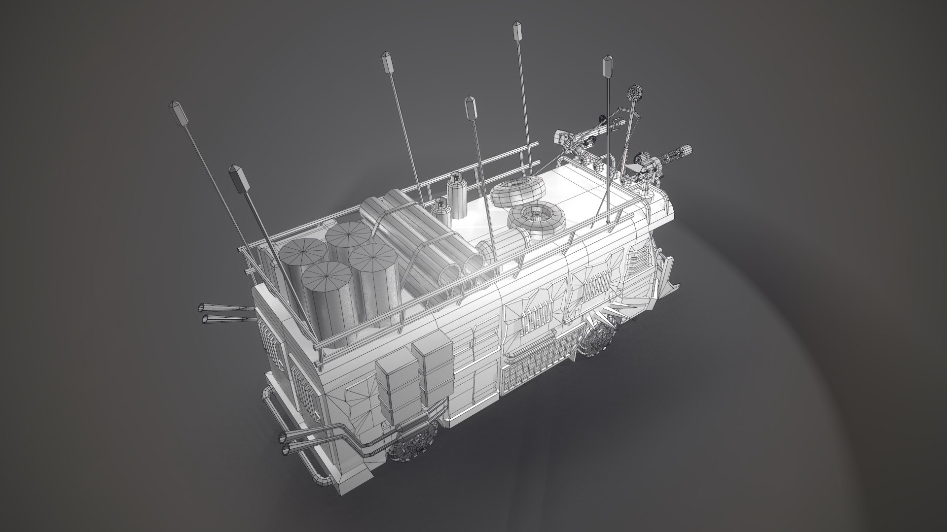 Battle Bus 3D Model - TurboSquid 1601089