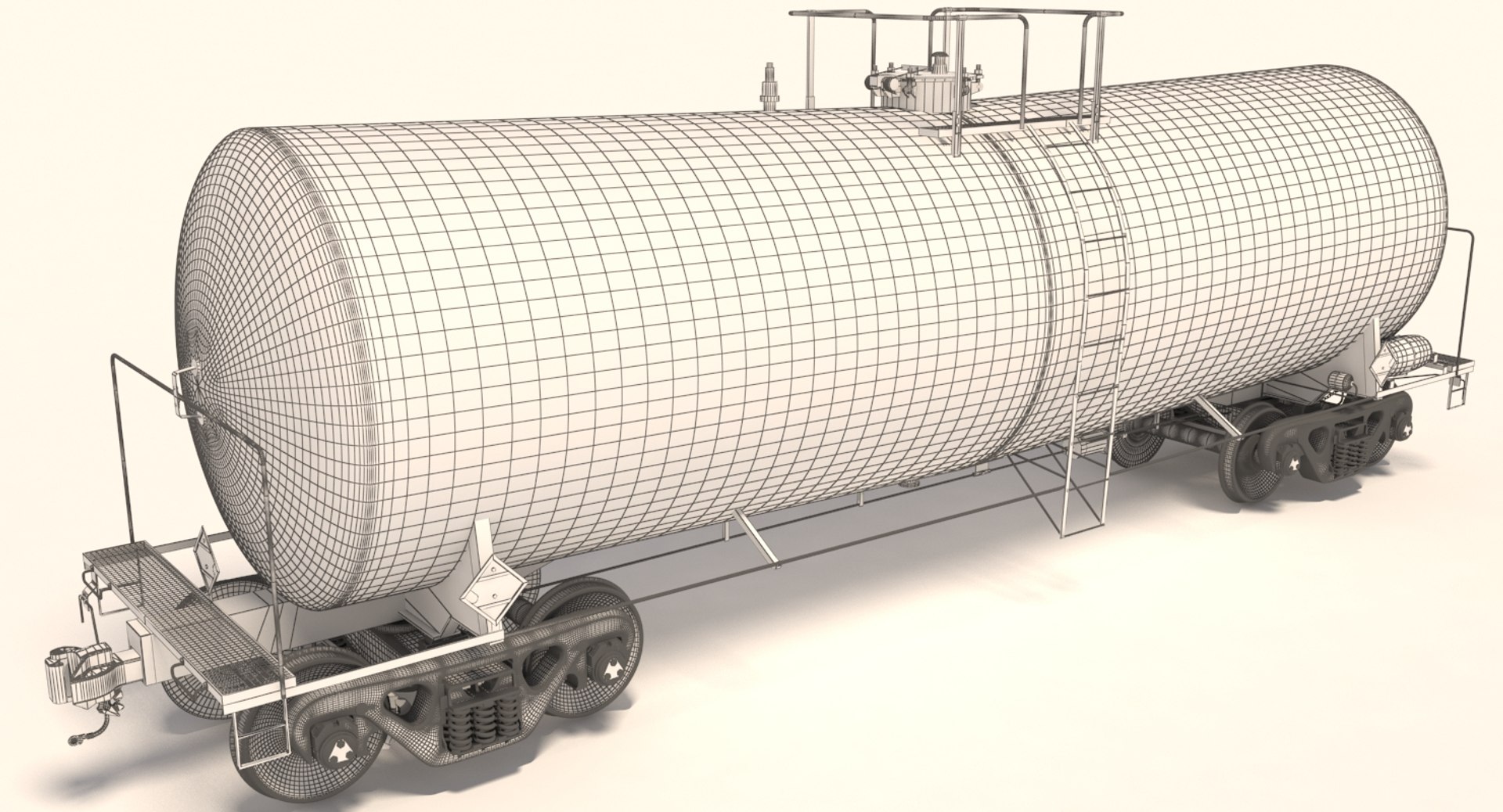 3d Model T104 Liquid Chemicals Tank