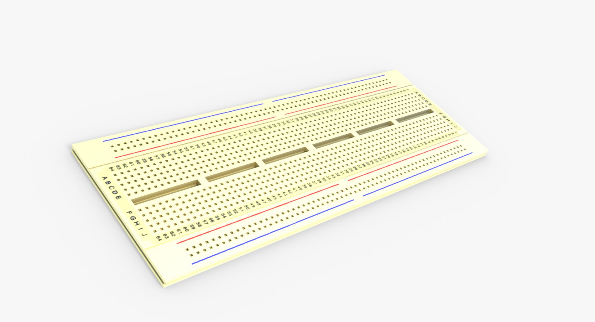 3D Breadboard Board Bread Model - TurboSquid 1296583