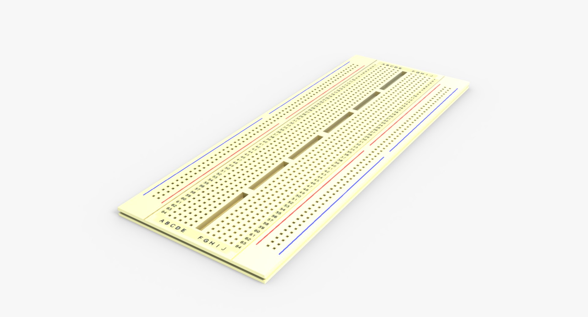 3D Breadboard Board Bread Model - TurboSquid 1296583