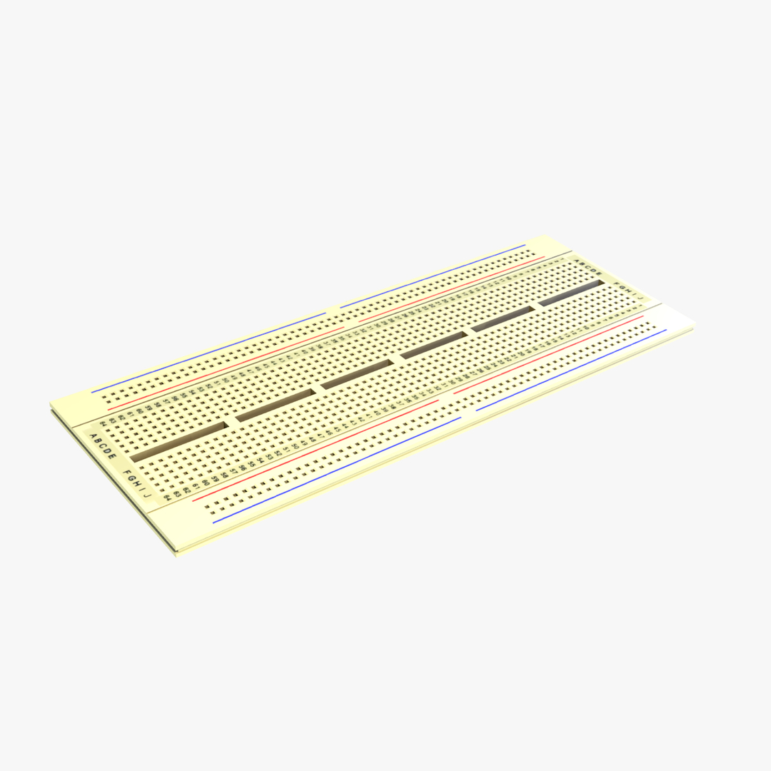 3D Breadboard Board Bread Model - TurboSquid 1296583