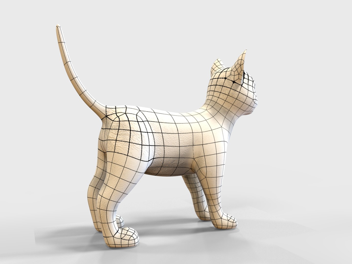 3ds cat rigged