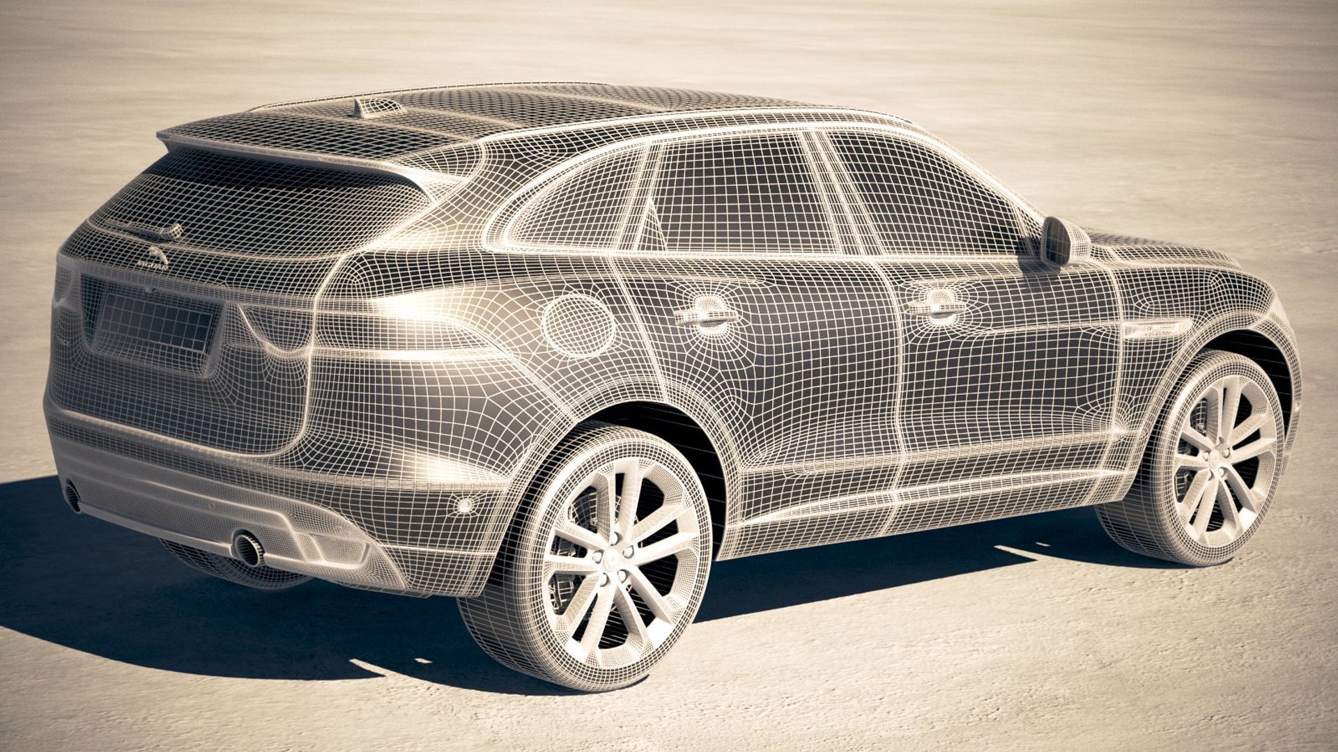 3D model f-pace 2019 - TurboSquid 1278985