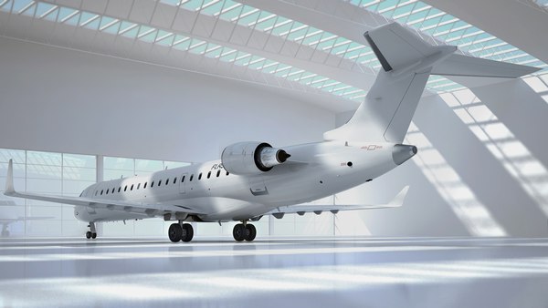 Regional Jet Bombardier CRJ550 model - TurboSquid 1876119