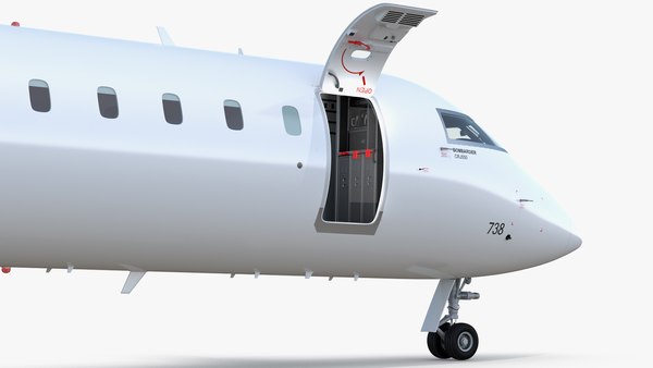 リージョナルジェットボンバルディア CRJ5503Dモデル - TurboSquid 1876119