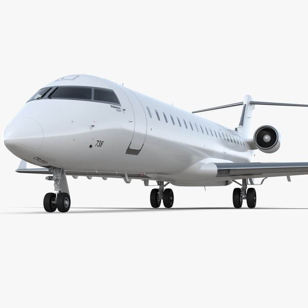 modelo 3d Bombardero a reacción regional CRJ550 - TurboSquid 1876119