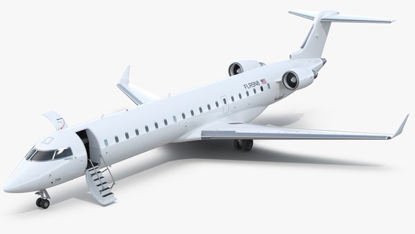 Regional Jet Bombardier CRJ550 model - TurboSquid 1876119