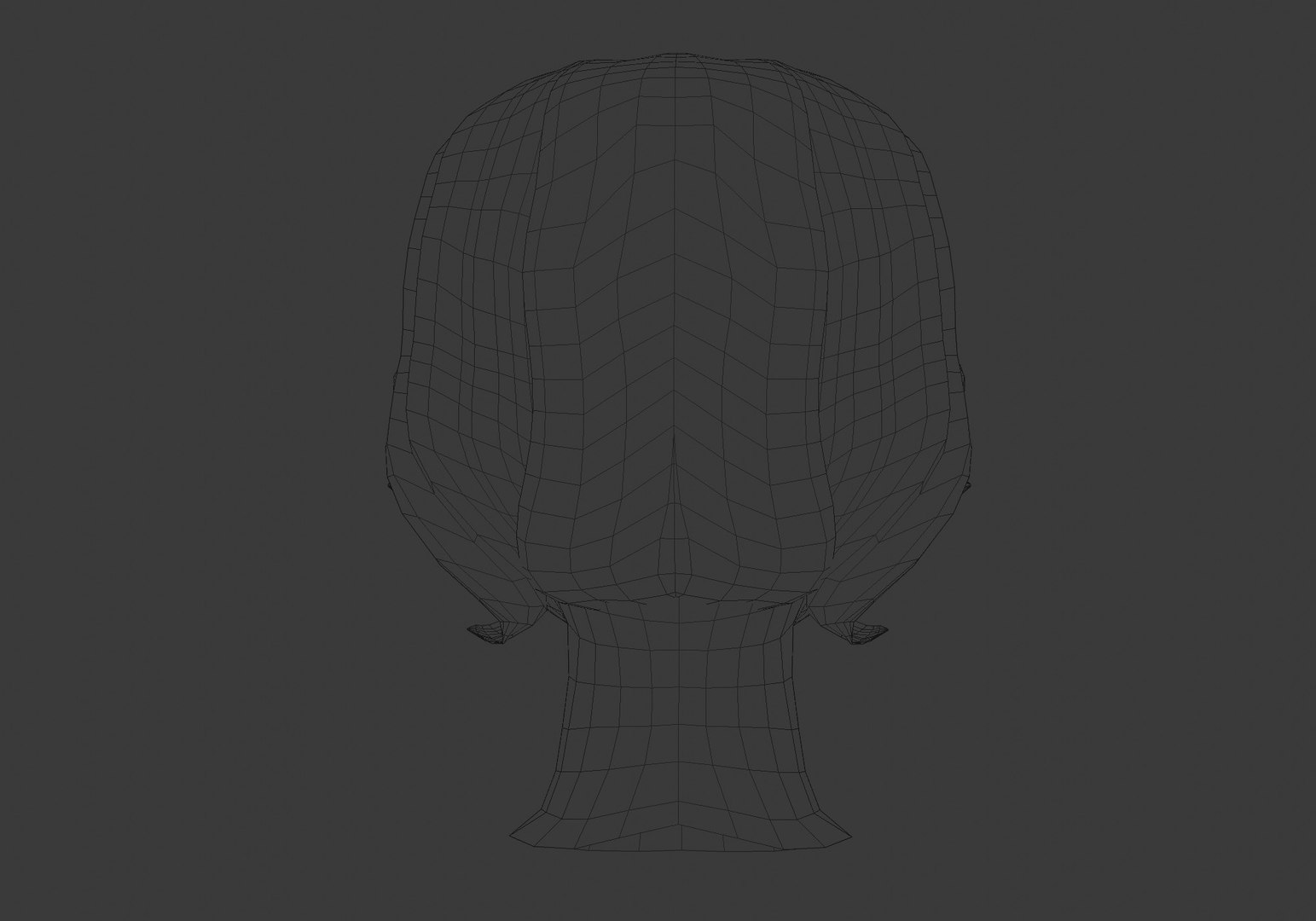 Bangs Cartoon Hairstyle Model - TurboSquid 1922775