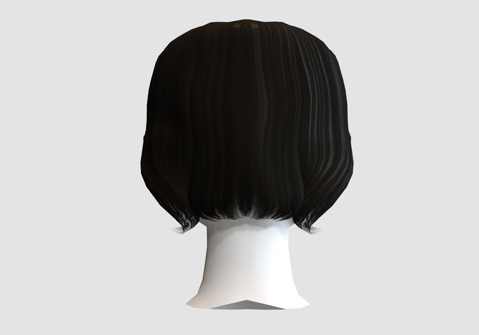 Bangs Cartoon Hairstyle Model - TurboSquid 1922775