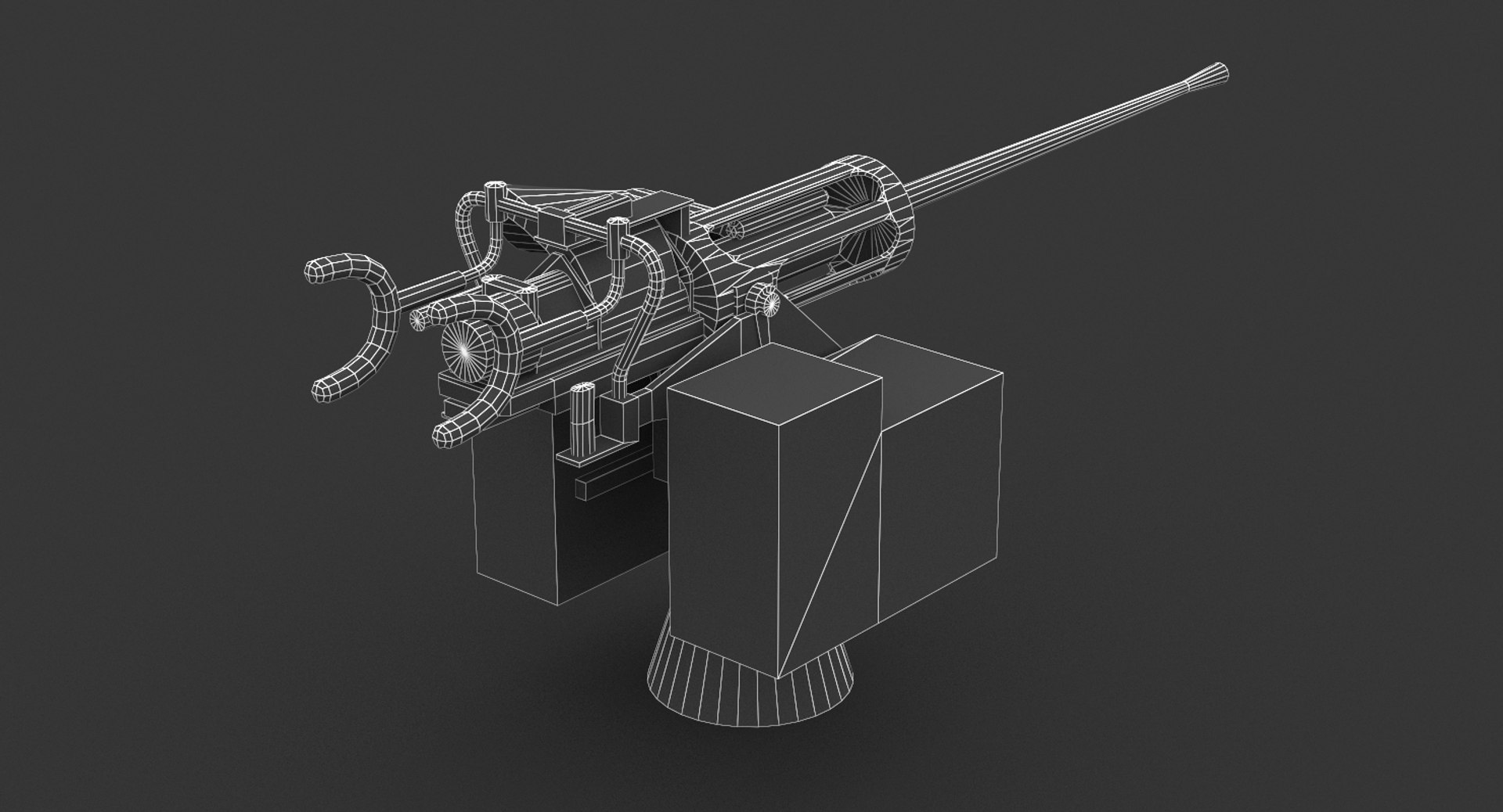 3D m242 bushmaster - TurboSquid 1347409