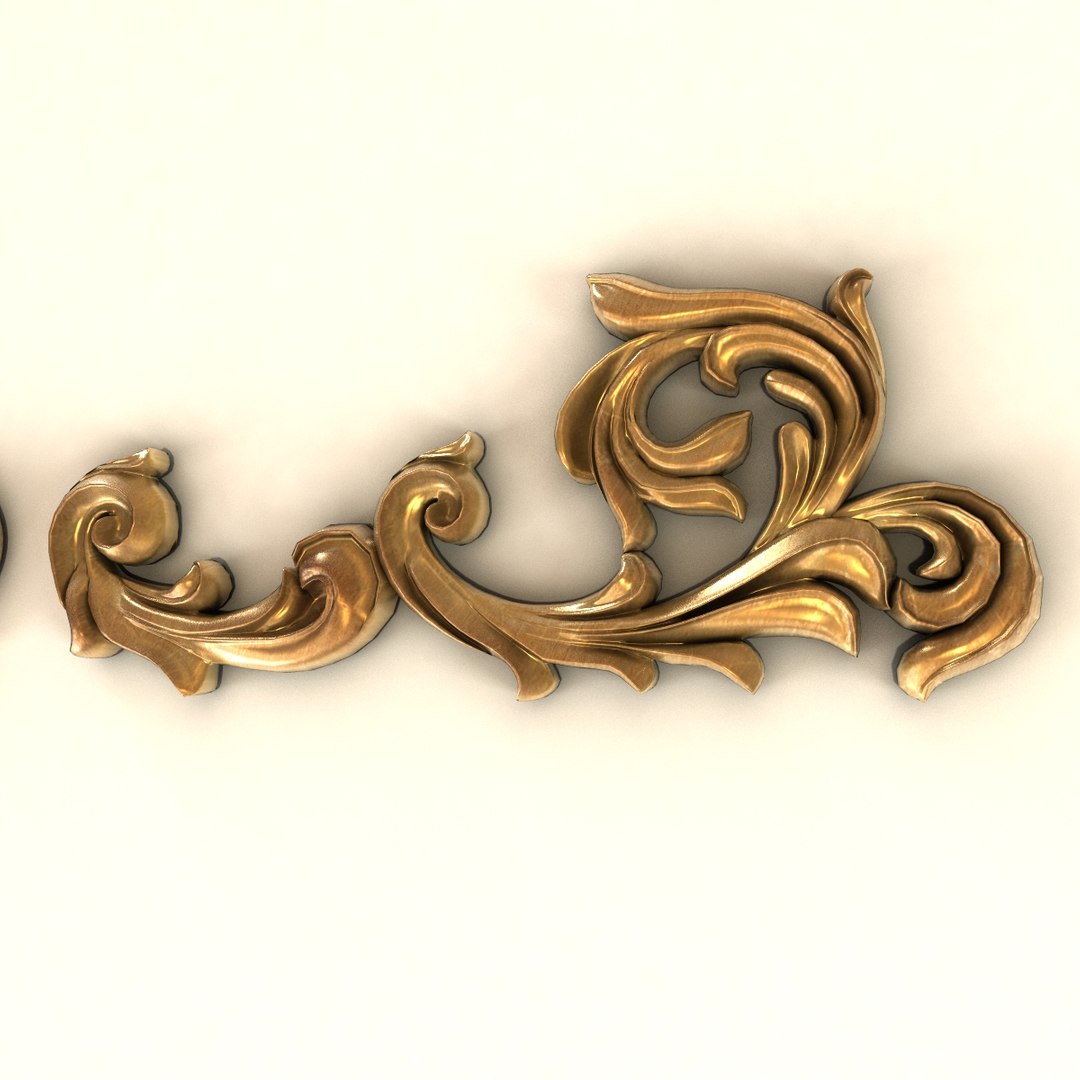 Victorian Wall Decoration 3d Model