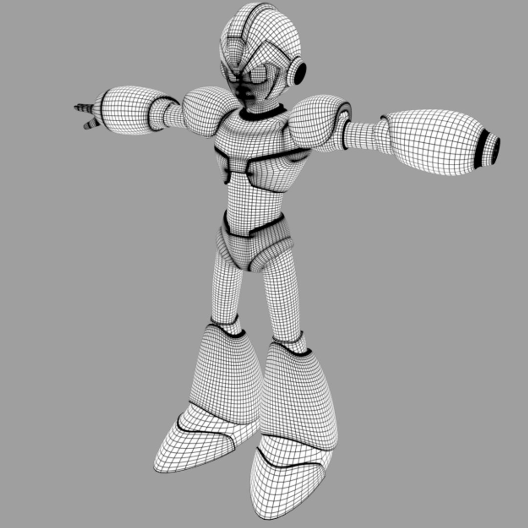Megaman Rig 3d Model
