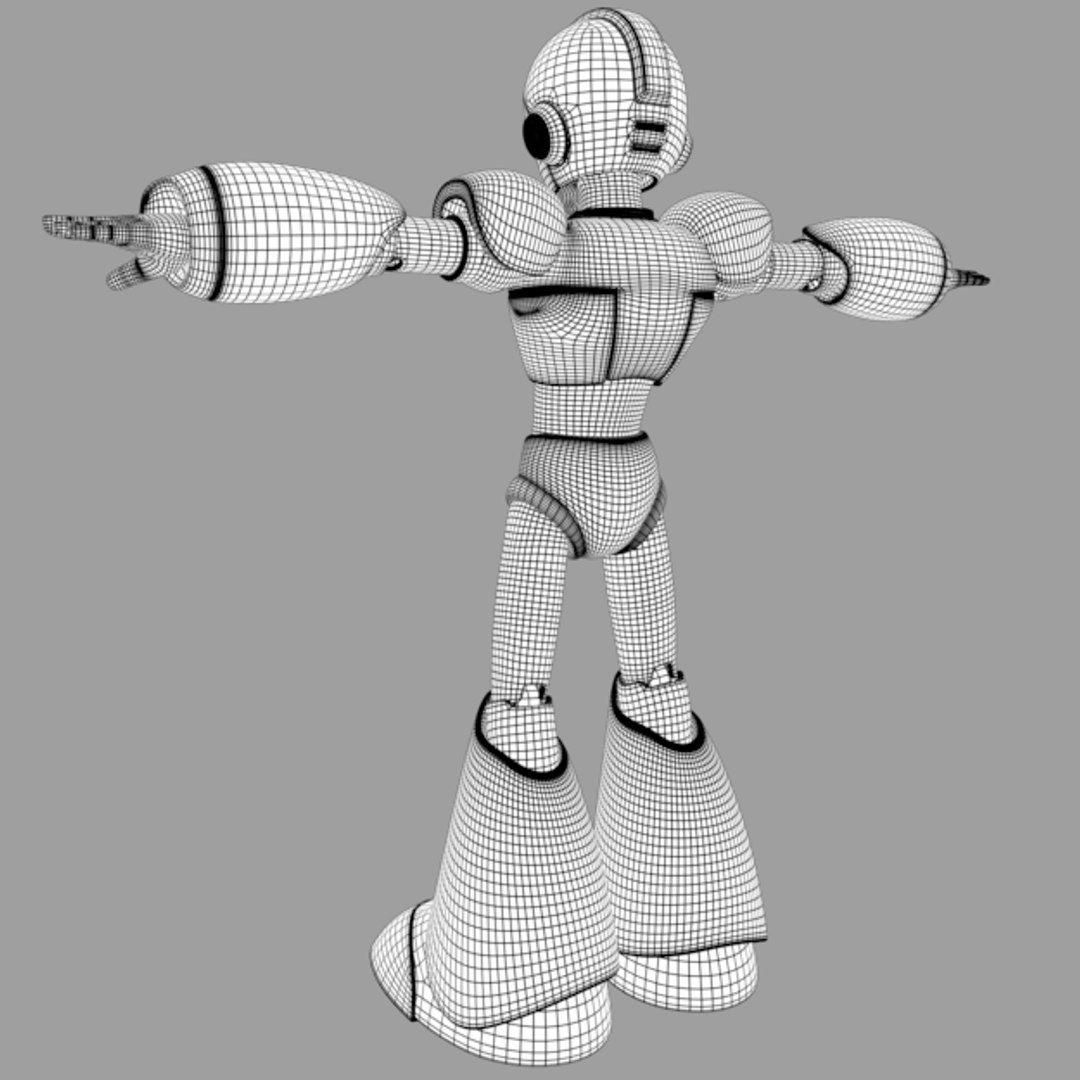 Megaman Rig 3d Model