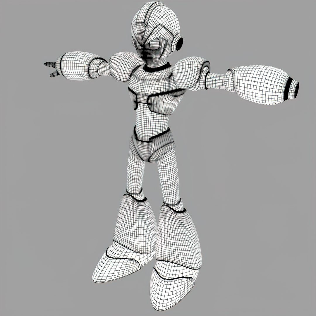 Megaman Rig 3d Model