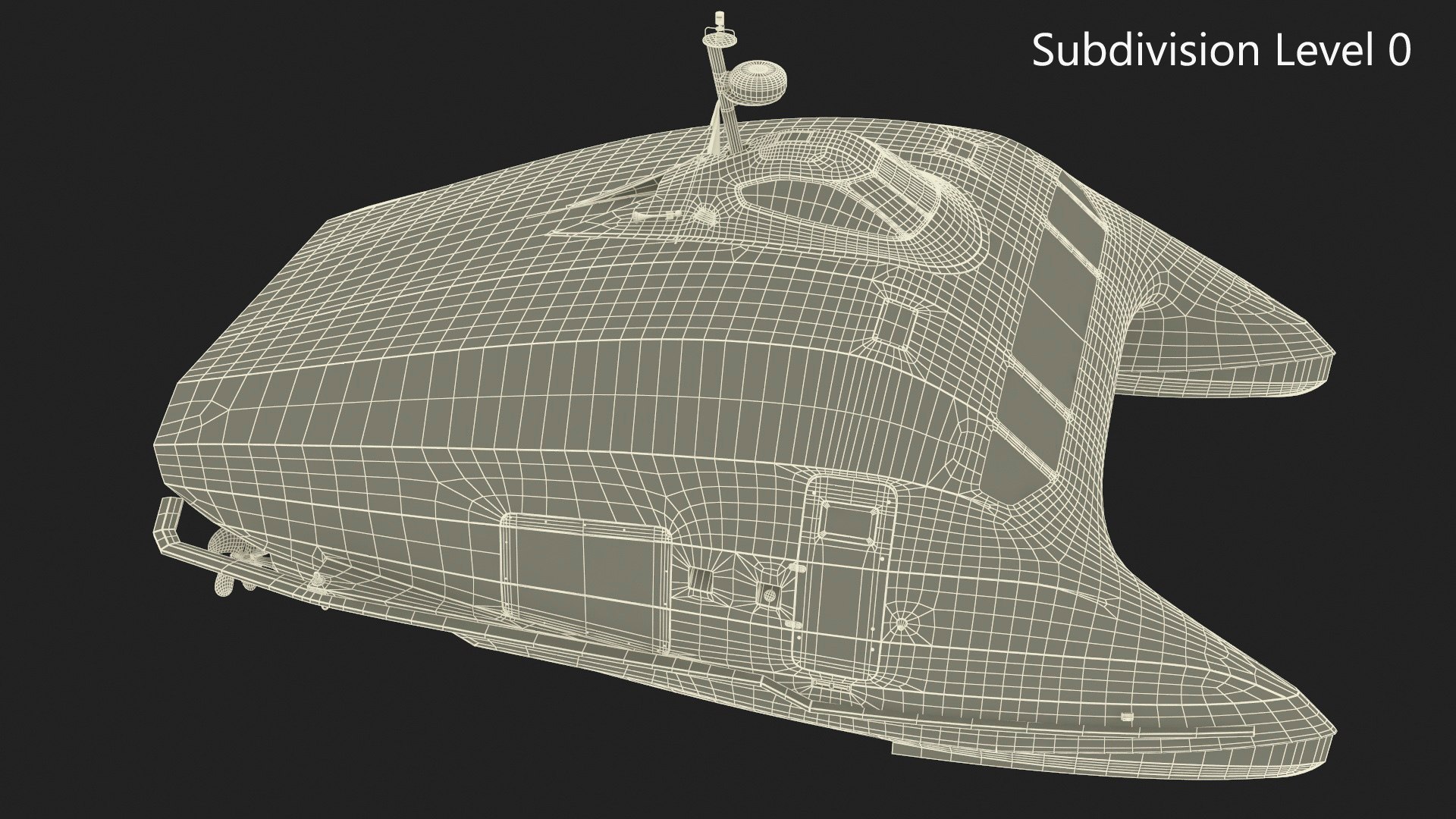 3D Catamaran Ferry A2V Monaco One - TurboSquid 2217507