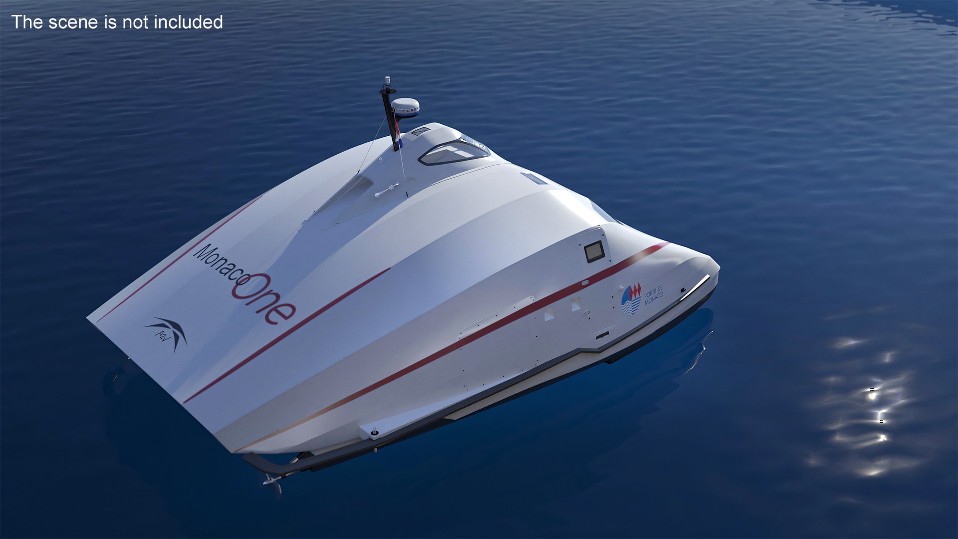 3D Catamaran Ferry A2V Monaco One - TurboSquid 2217507