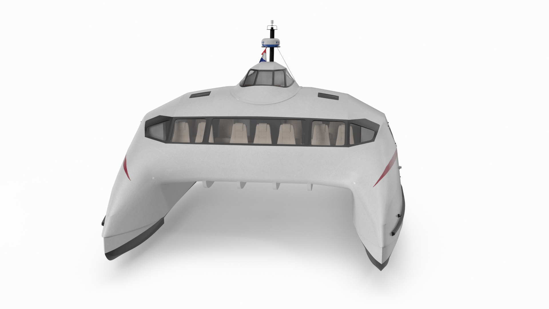 3D Catamaran Ferry A2V Monaco One - TurboSquid 2217507