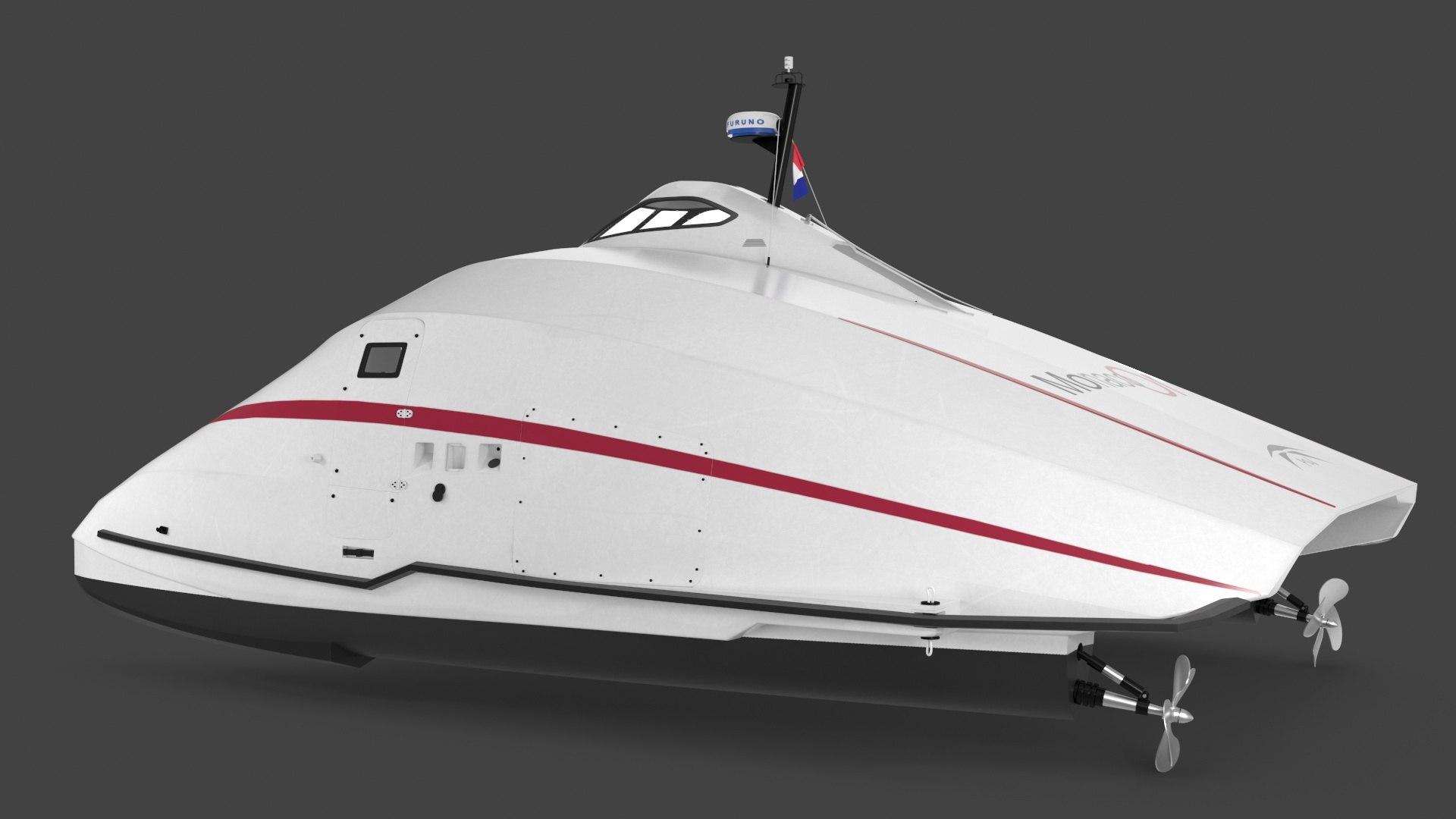 3D Catamaran Ferry A2V Monaco One - TurboSquid 2217507
