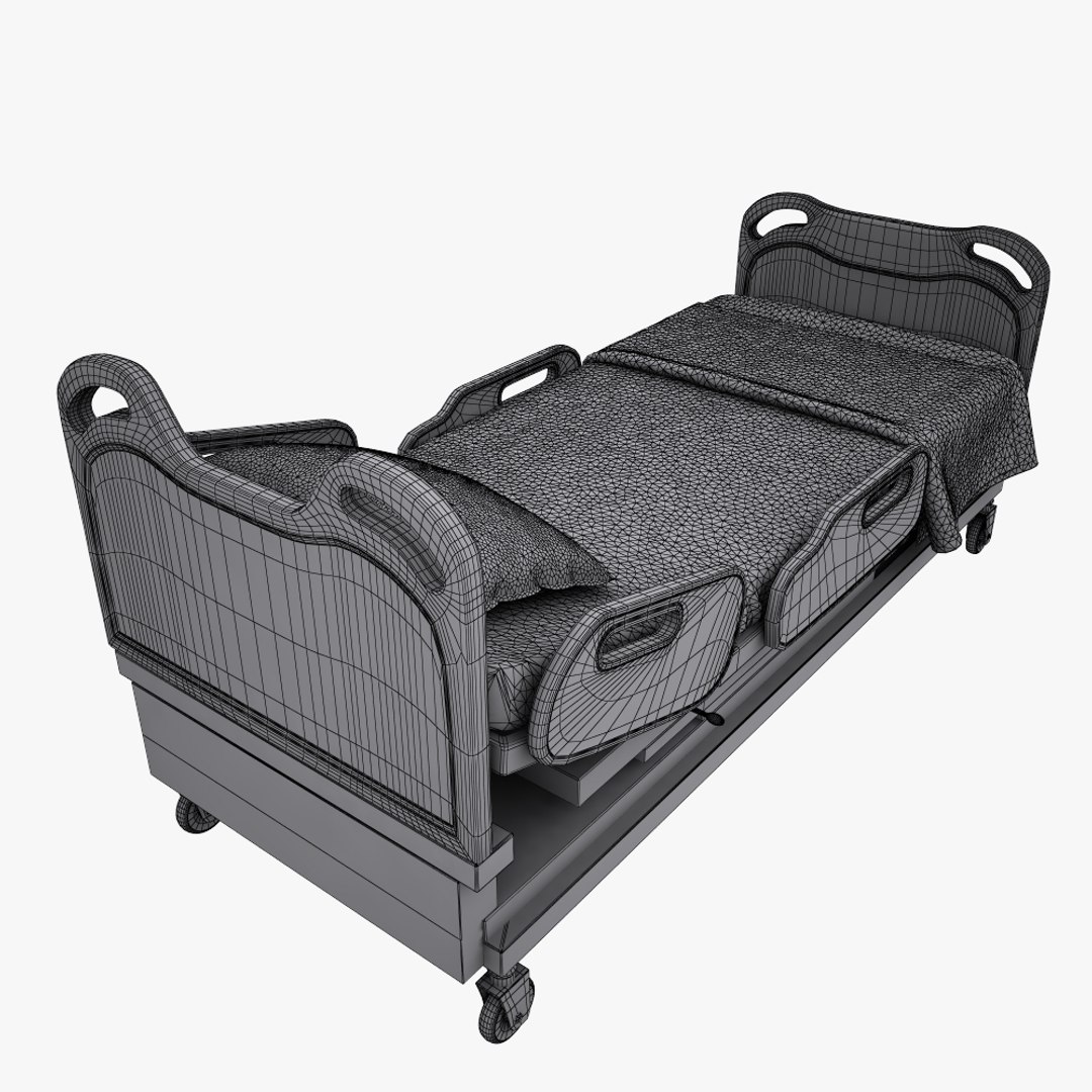3d Hospital Bed Model