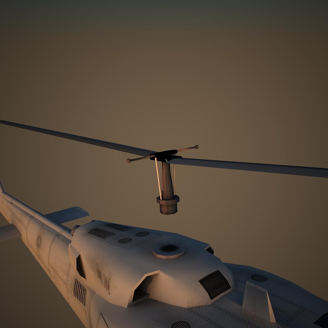 bell b-212 twin 3d model