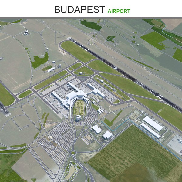 modelo 3d Aeropuerto de Budapest - TurboSquid 2005122