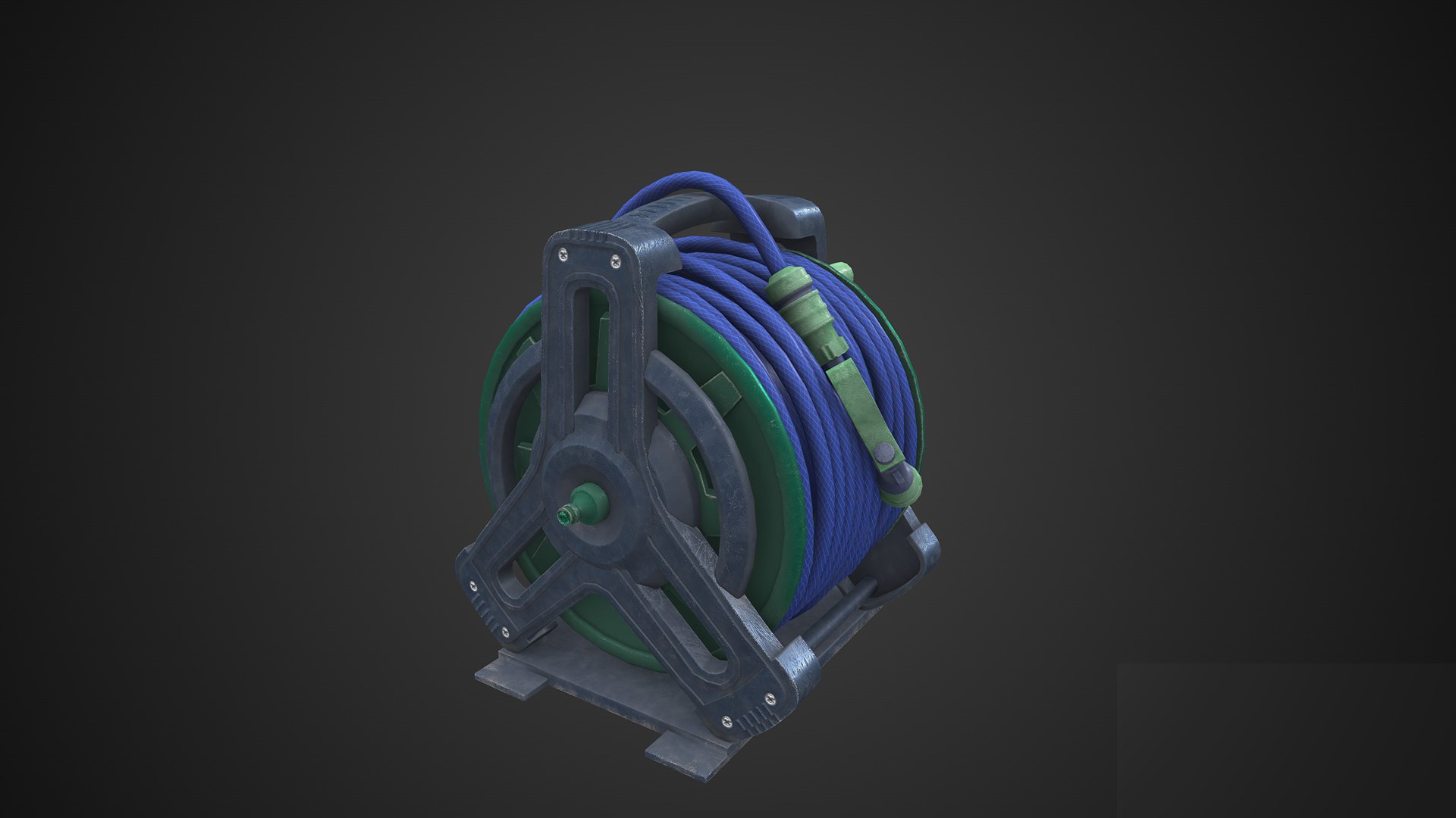 Game Ready Hose Reel 3D Model - TurboSquid 2060109