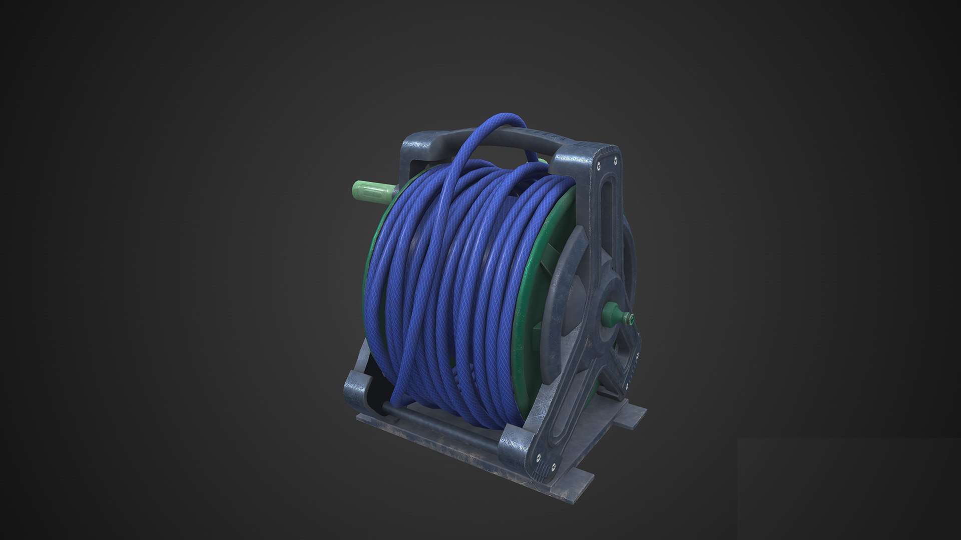 Game Ready Hose Reel 3D Model - TurboSquid 2060109