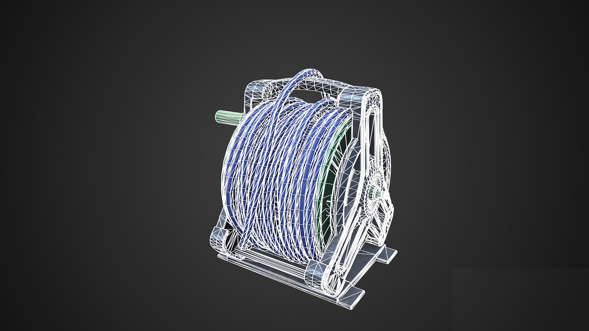 Game Ready Hose Reel 3D Model - TurboSquid 2060109