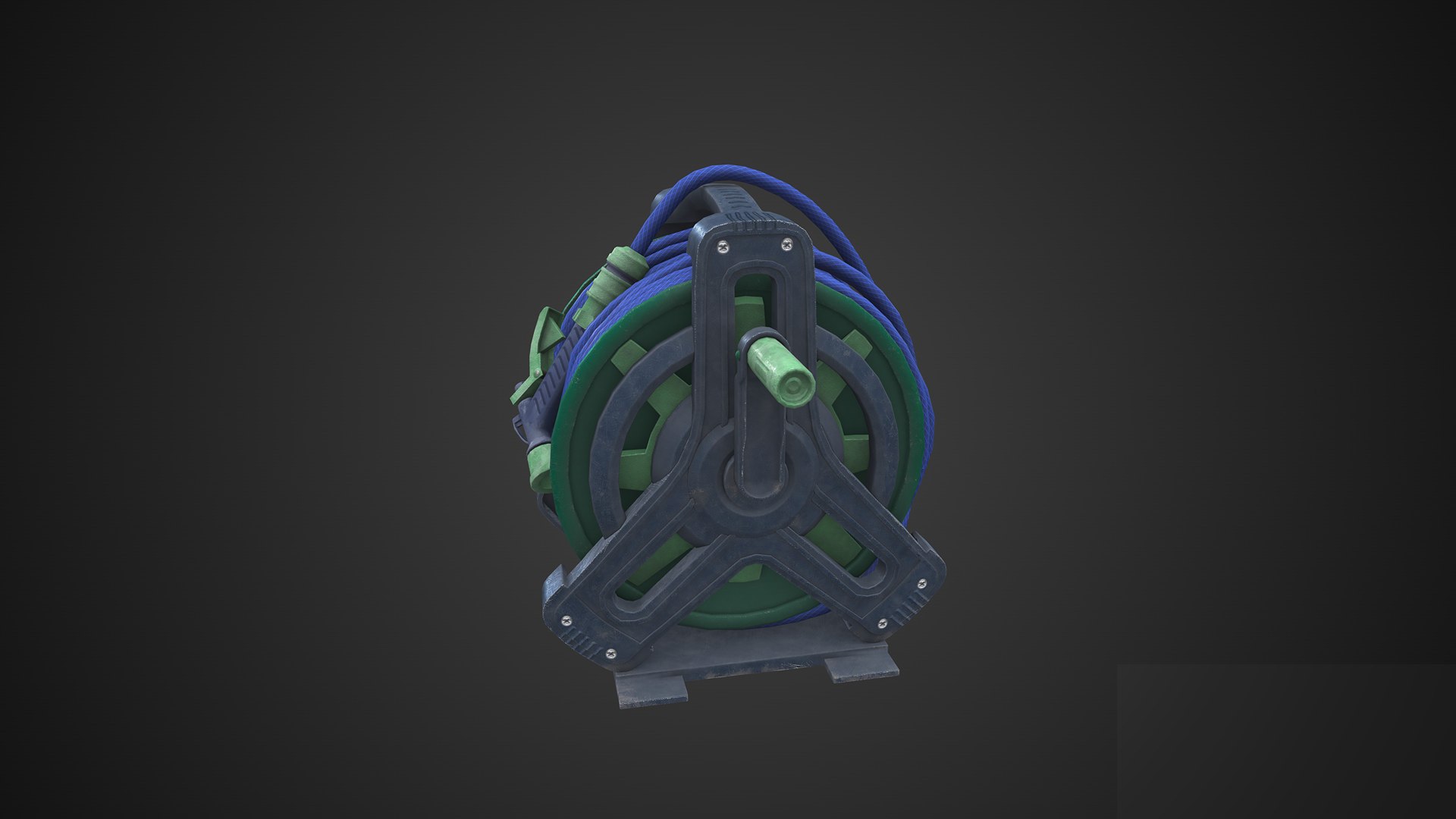 Game Ready Hose Reel 3D Model - TurboSquid 2060109