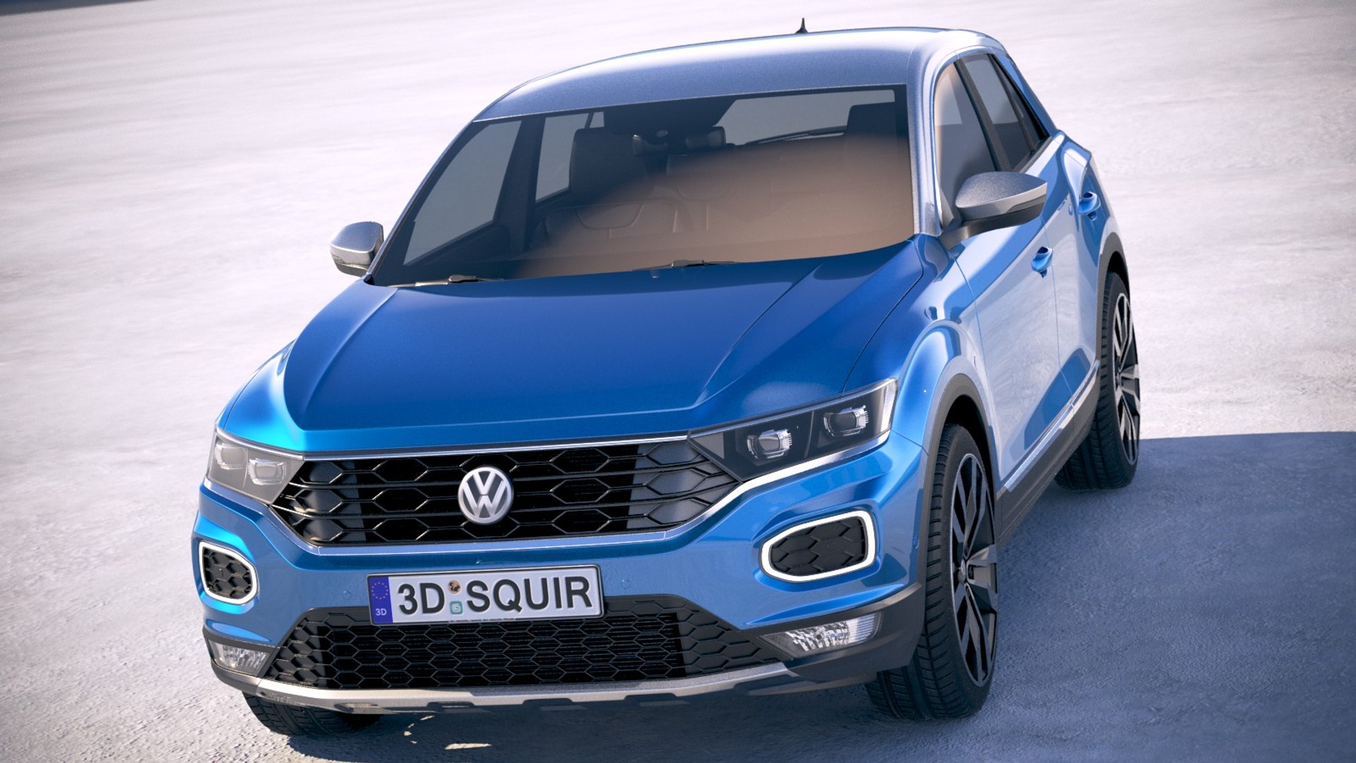 Volkswagen T-roc 2018 3D Model - TurboSquid 1200903