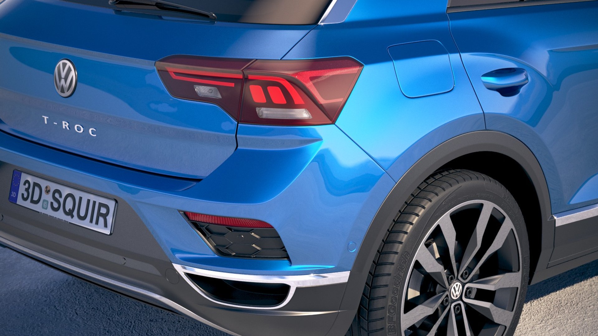 Volkswagen T-roc 2018 3D Model - TurboSquid 1200903