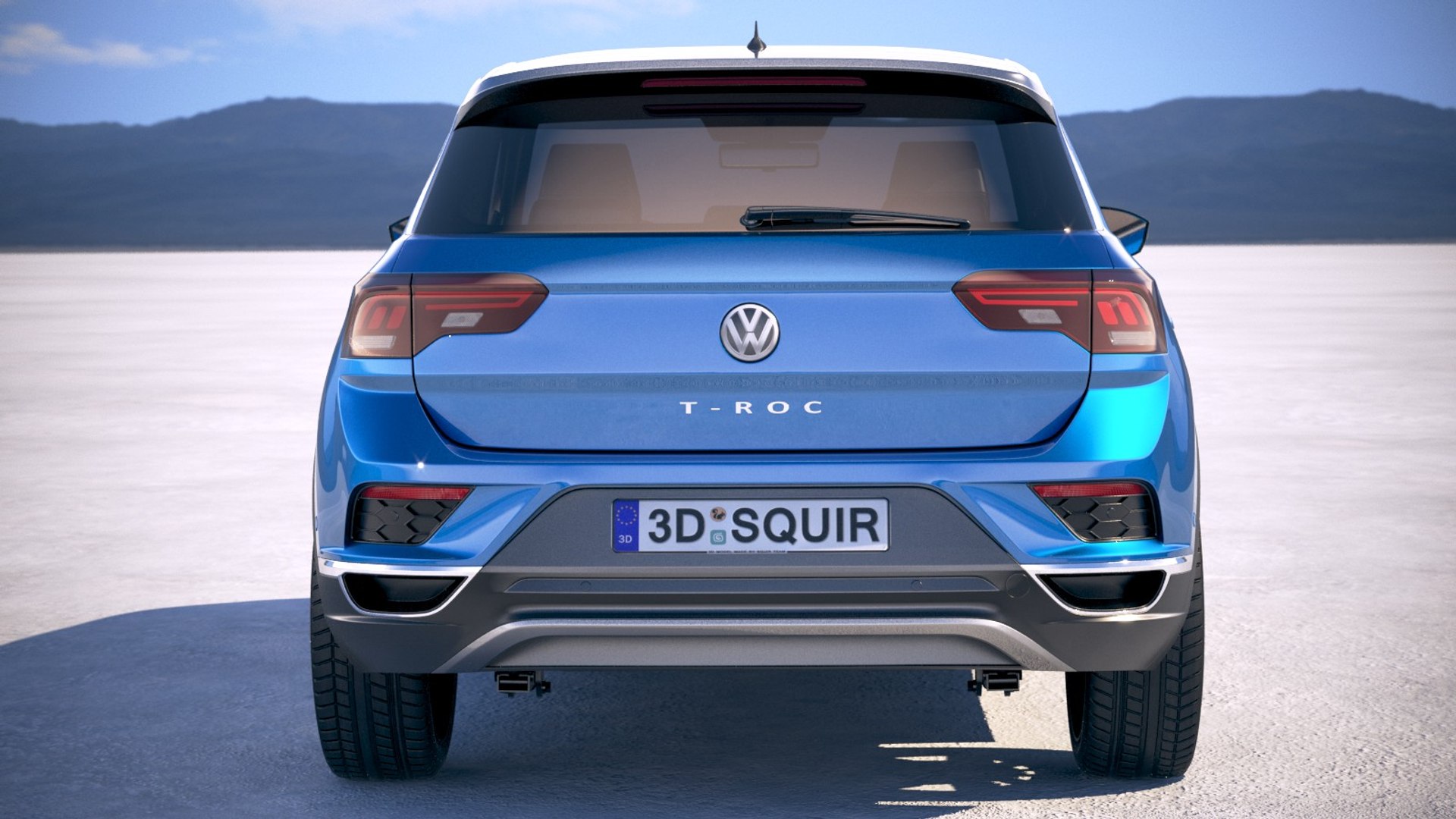 Volkswagen T-roc 2018 3D Model - TurboSquid 1200903