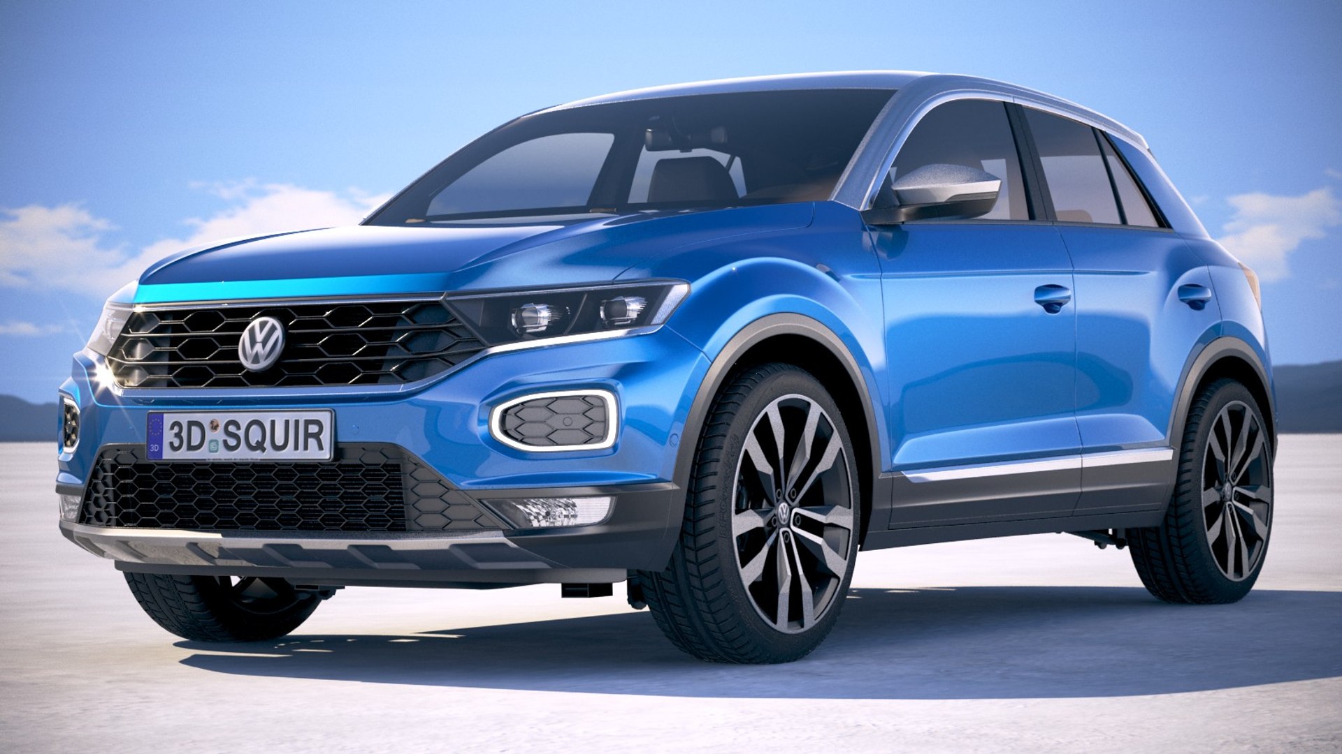 Volkswagen T-roc 2018 3D Model - TurboSquid 1200903