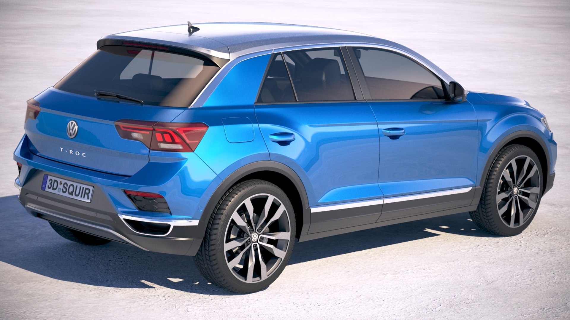 Volkswagen T-roc 2018 3D Model - TurboSquid 1200903