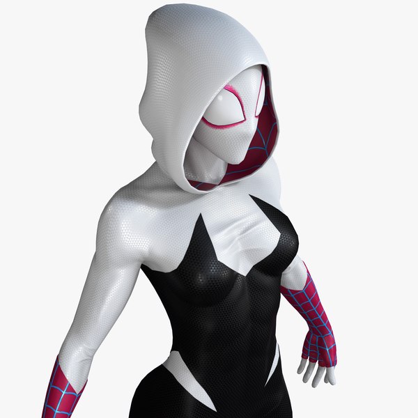 modèle 3D de Gwen Stacy Spider-man à travers le Spider-verse - TurboSquid 2115182